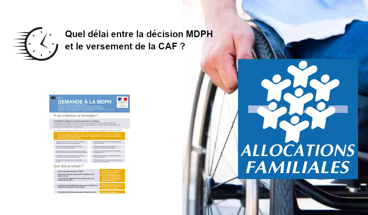 Délai MDPH CAF après la commission